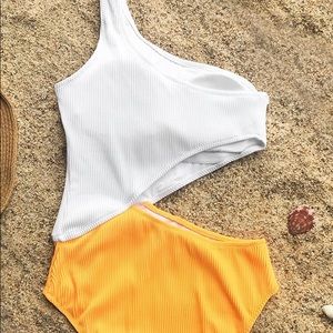 Cupshe | Swim | One Shoulder Onepiece Swimsuit | Poshmark
